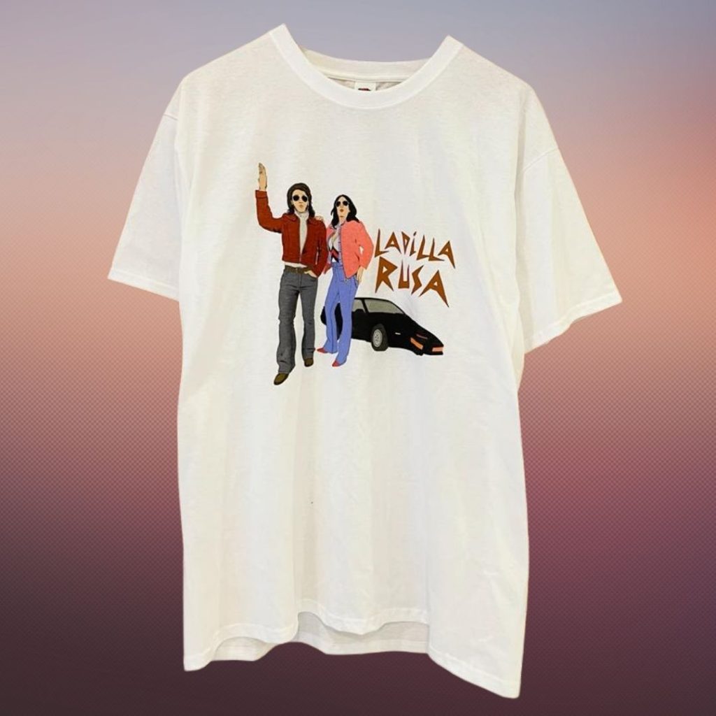 Camiseta unisex Ladilla Rusa KITT y los coches del pasado – Ladilla Rusa